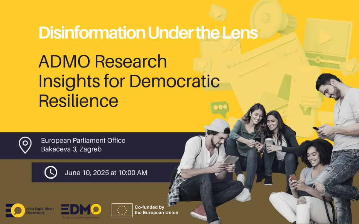 Dezinformacije pod povećalom: Uvidi iz ADMO-a za otpornost demokracije ...